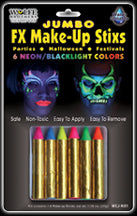 Blacklight Jumbo Makeup Stix by WolfeFX | A Chorus Line
