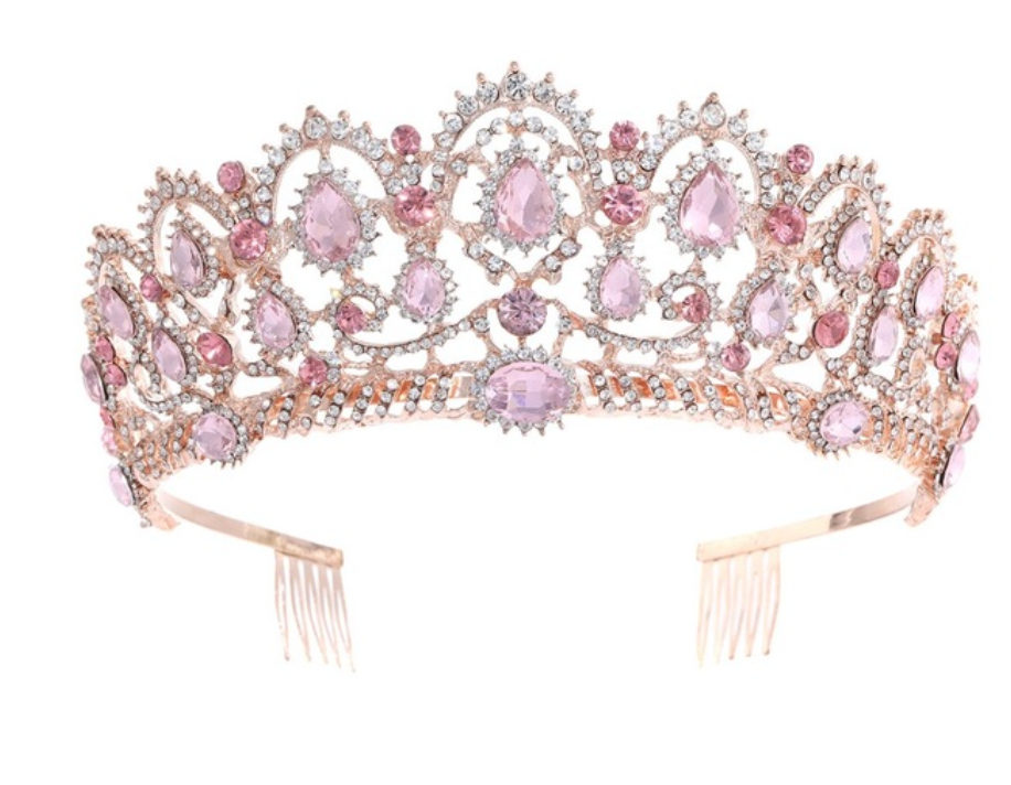 Pink Rhinestone Tiara | A Chorus Line